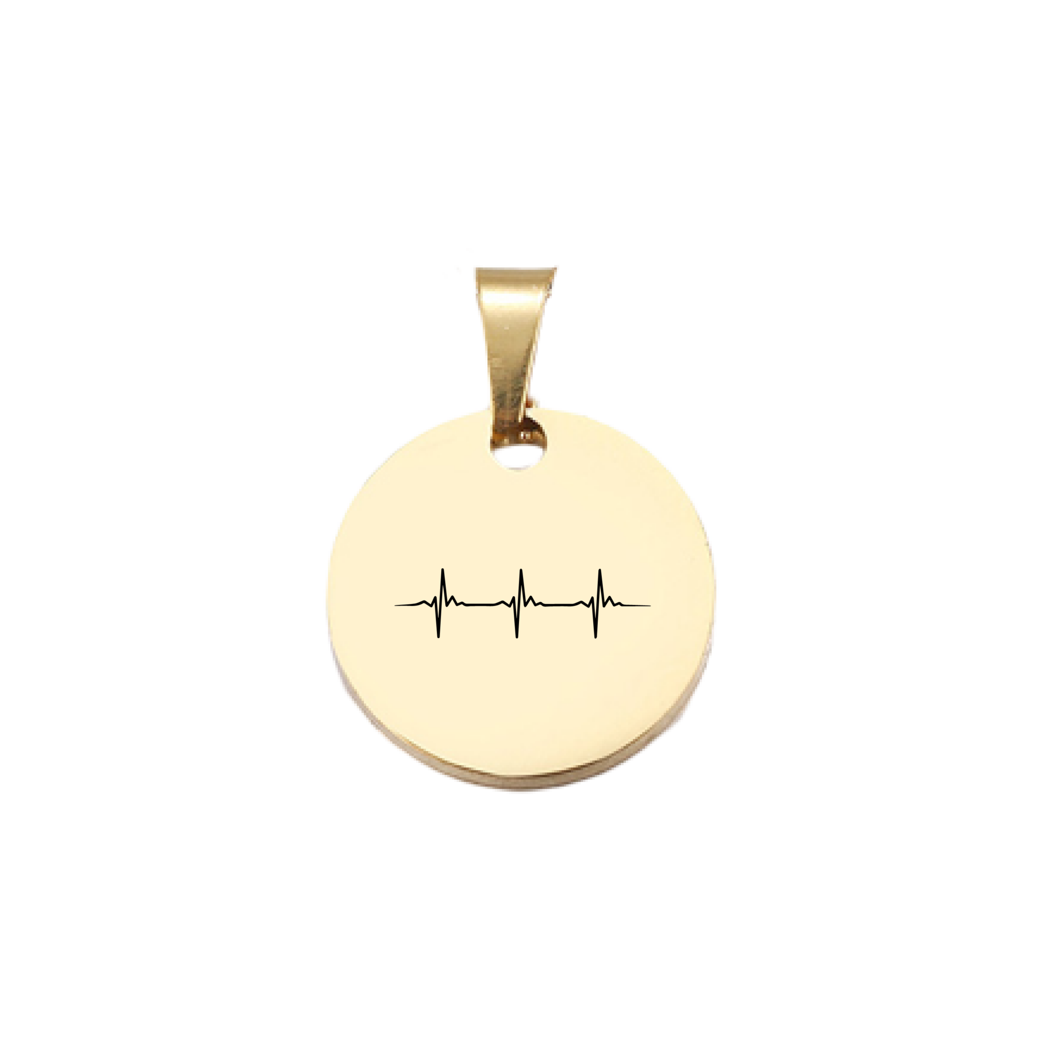 Heartbeat Pendant Gold - NOPHY Jewelry